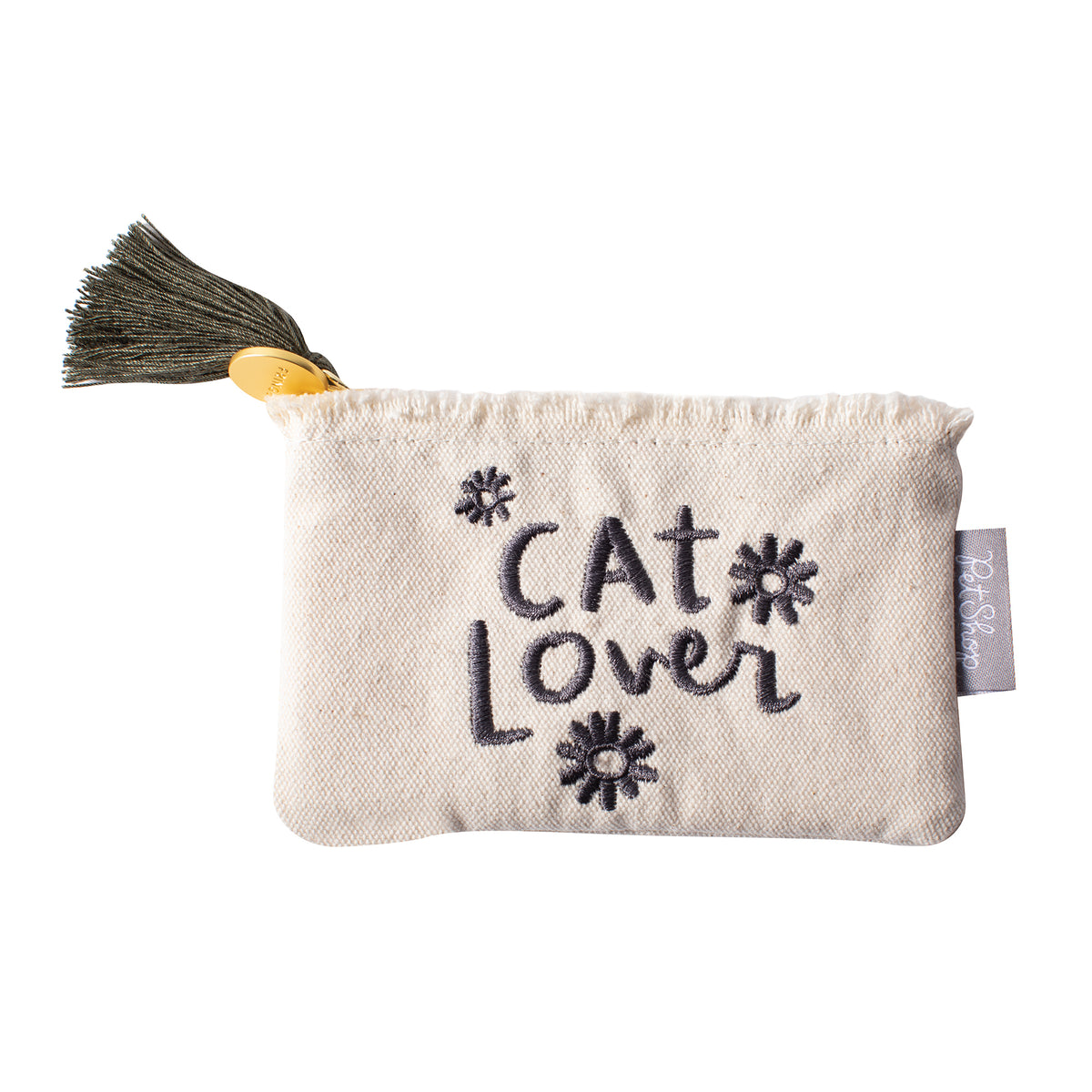 PETSHOP CAT LOVER CANVAS COIN POUCH – PetShop by Fringe Studio